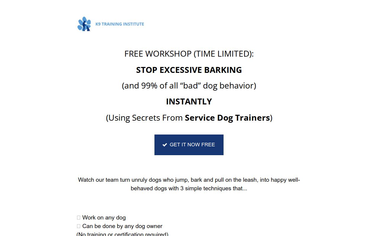 Stop Excessive Barking Instantly
